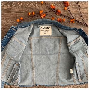 Garage | Jackets & Coats | Garage Cropped Denim Jacket | Poshmark
